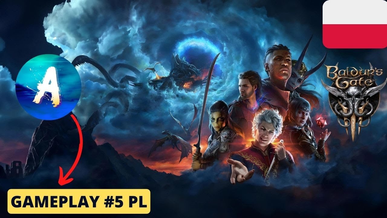Baldur's Gate 3 (Baldurs Gate 3) Gameplay PC #5 BG3 PL 4k - Wychodzimy ...