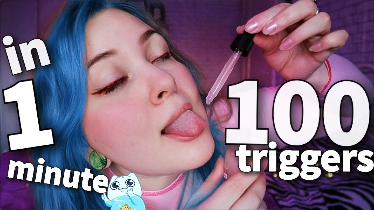 Asmr 100 Triggers In 60 Seconds { 100 Triggers In 1 Minute } ♥ The Best