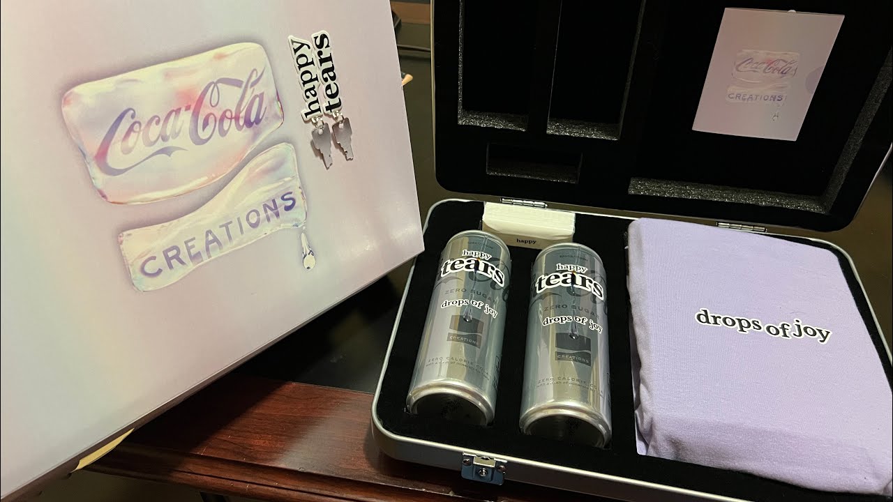Coca-Cola Creations Happy Tears unboxing - YouTube