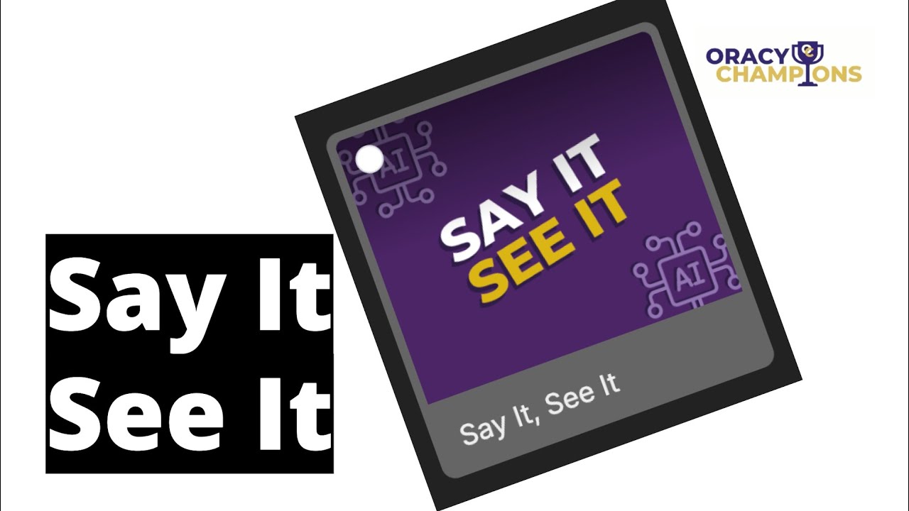Oracy Champions Say It See It - YouTube