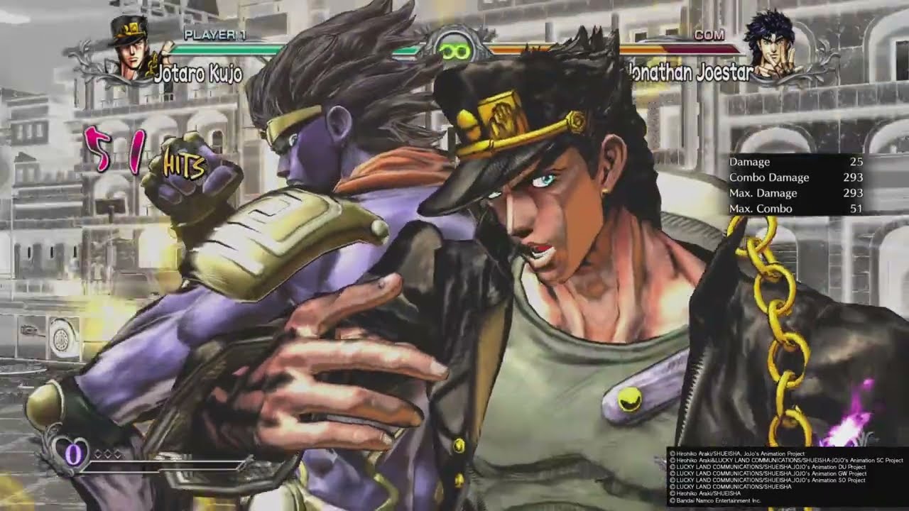 JOJO ASBR - Jotaro(Part 3) Combos - YouTube