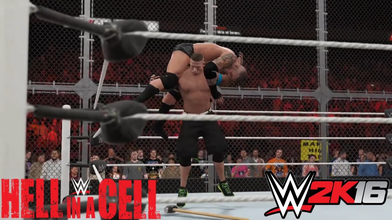 WWE 2K16 - John Cena Vs Randy Orton - Hell In A Cell 2014 | PS5 - YouTube