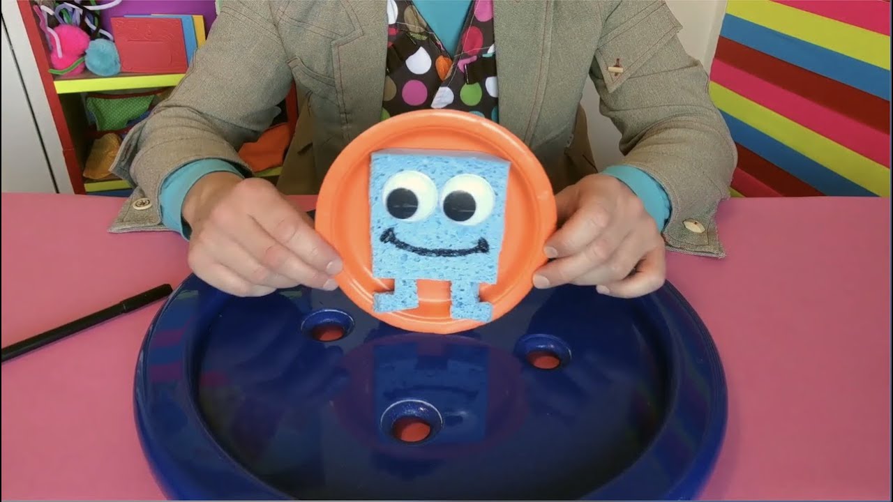 Make Your Own Sponge Square! The Shapes | Mister Maker - YouTube