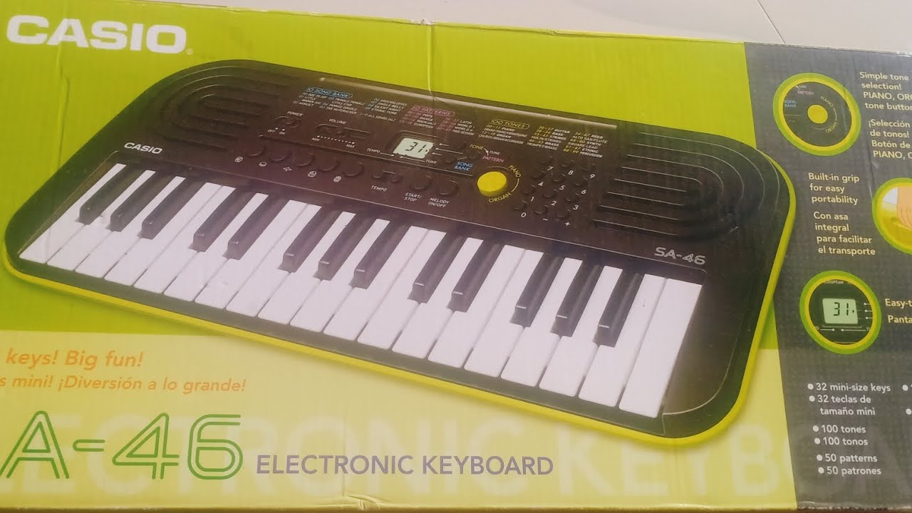 Unboxing an Casio SA-46 keyboard like subscribe and comments - YouTube