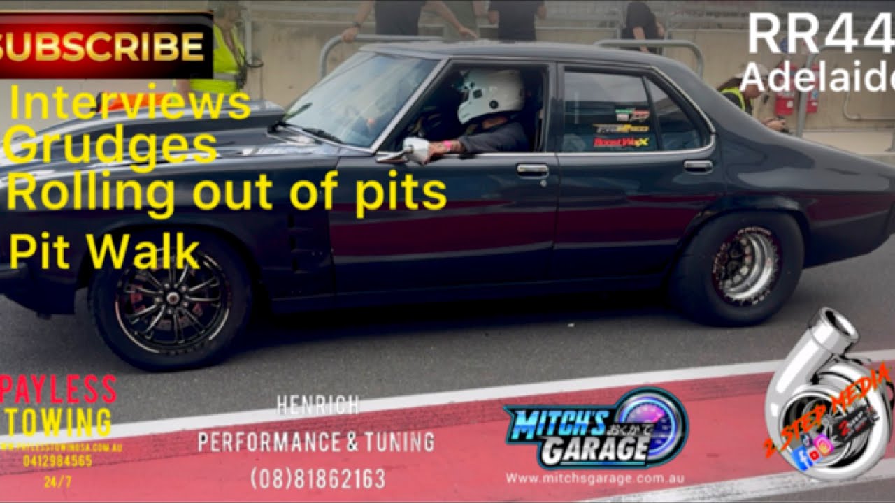 Roll Racing 44 Adelaide.Pit walk,interviews with Dave Tierney,Mark ...