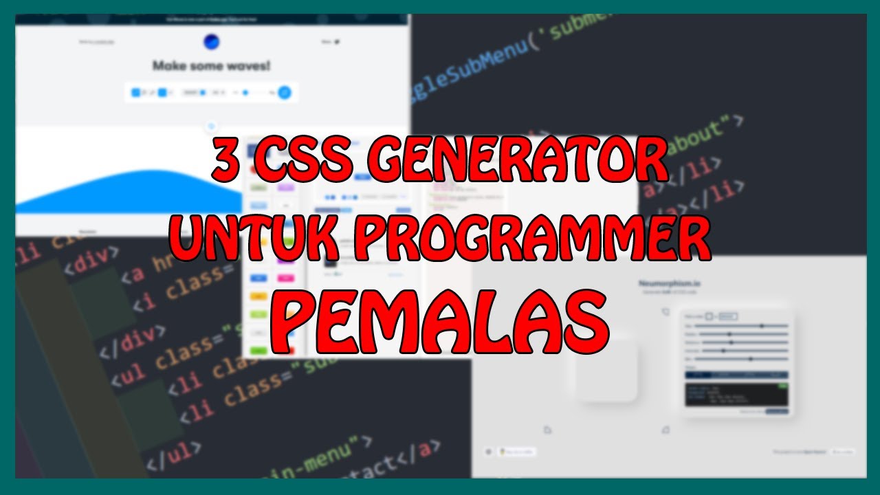 CSS Generator untuk PROGRAMMER PEMALAS | Tips Programmer Pemula - YouTube