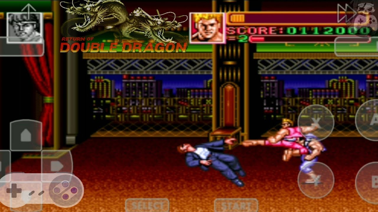 Return Of Double Dragon - Jimmy Lee Gameplay - Stage 1 - YouTube