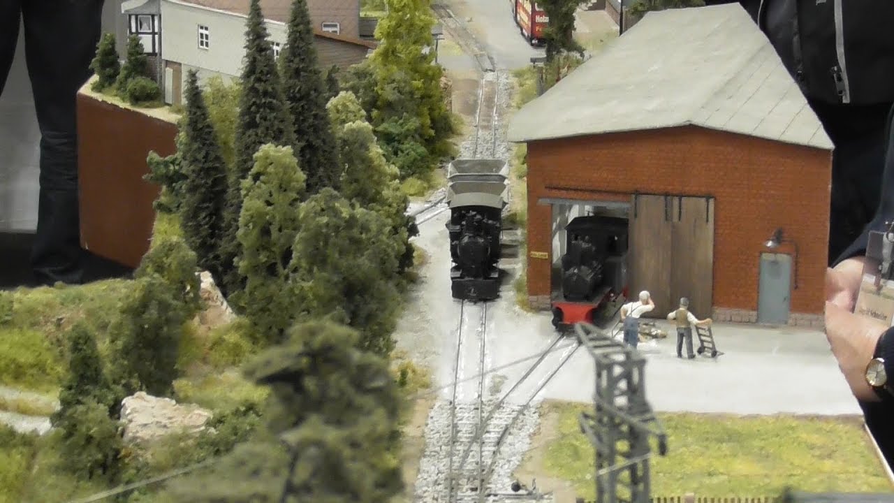 Modellbahn Spur 0e "Gipsbahn Stadtoldendorf" auf der Euromodell 2017 in ...