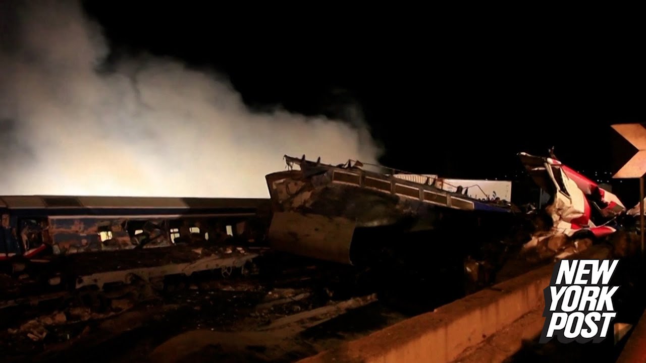 Head-on train crash in Greece kills 36, injures at least 85 | New York ...
