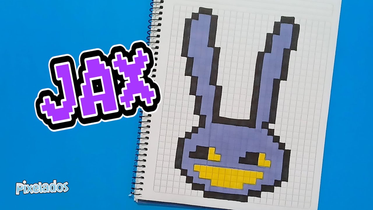 COMO DIBUJAR A JAX DE THE AMAZING DIGITAL CIRCUS EN PIXEL ART ...