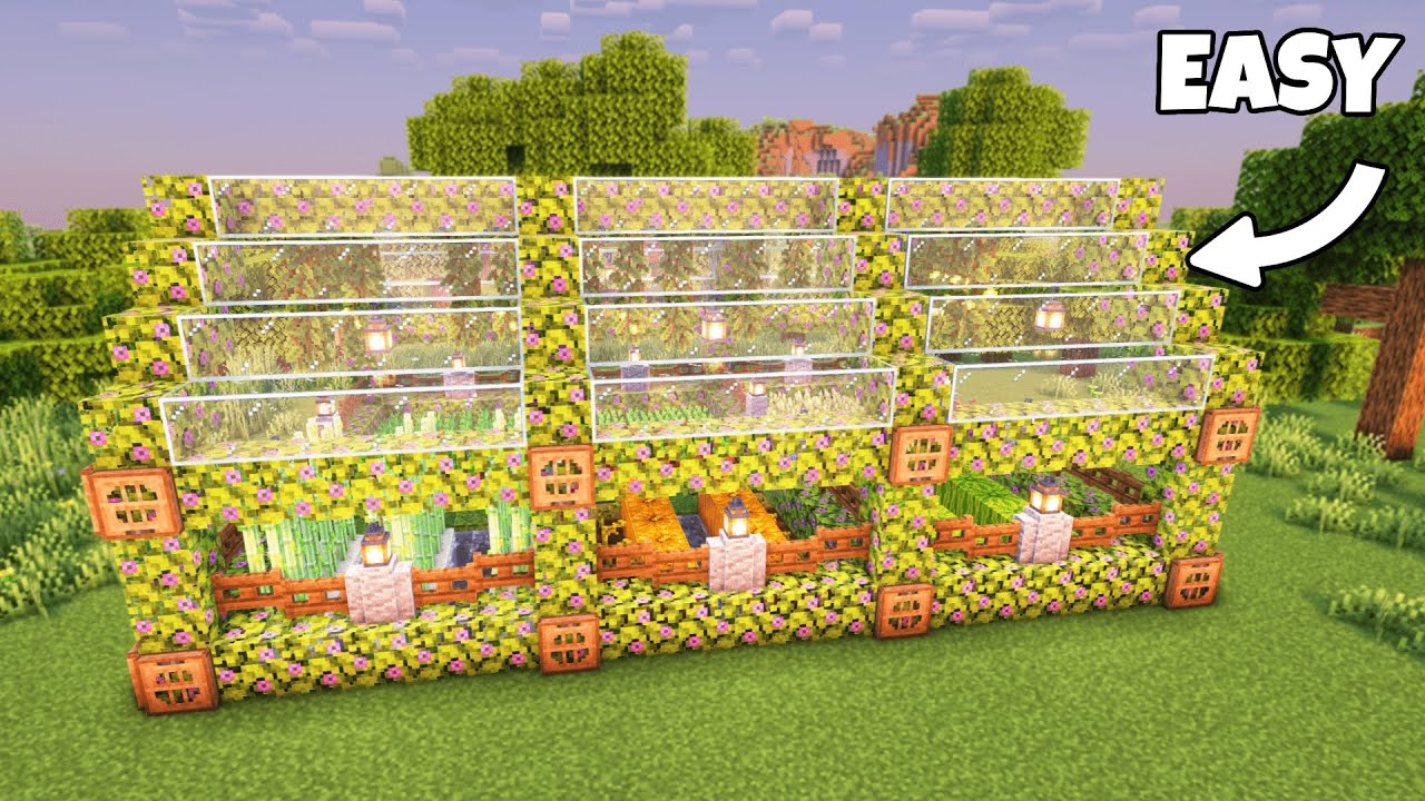 Minecraft Evergreen Garden Tutorial! - YouTube