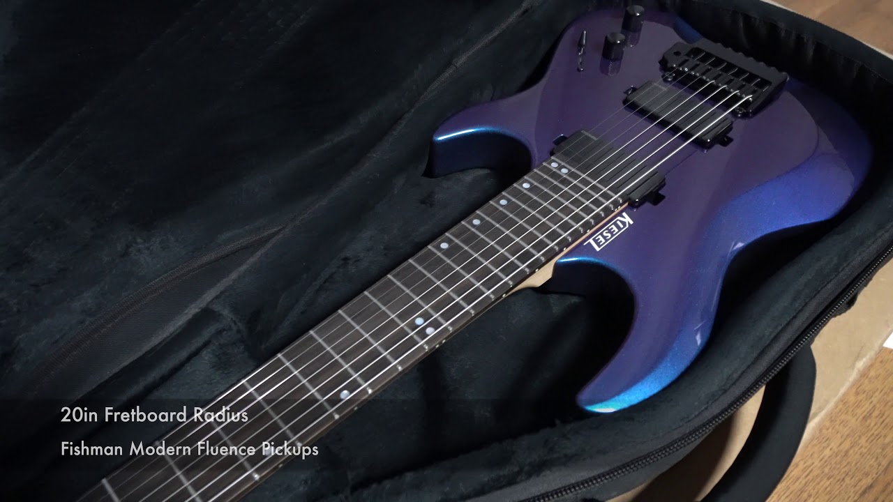 Kiesel Osiris Headless 7 String Electric Guitar Unboxing(키젤 오시리스 헤드리스 7 ...