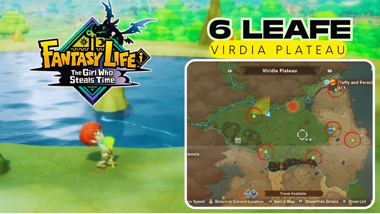 All 6 Leafe Viridia Plateau - FANTASY LIFE i - YouTube