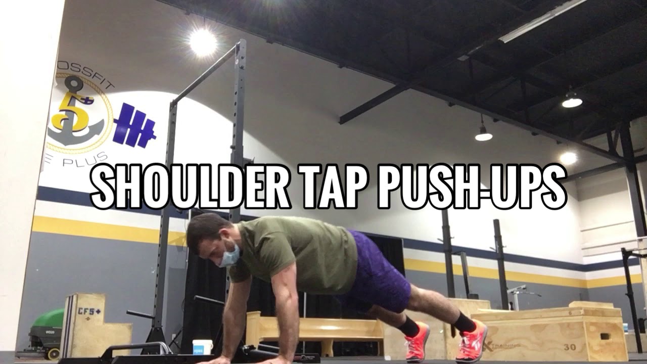 Shoulder Tap Push-ups (demo) - YouTube