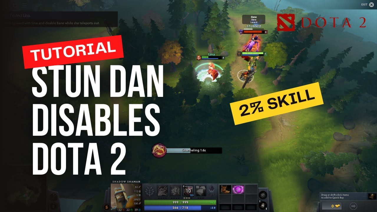 MENAMATKAN Tutorial Dota 2 - Stun and Disbles - YouTube