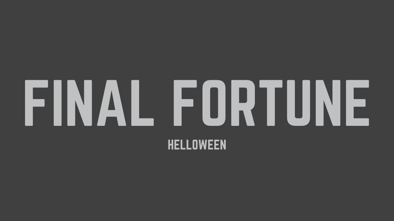 Helloween - Final Fortune (Lyrics) - YouTube