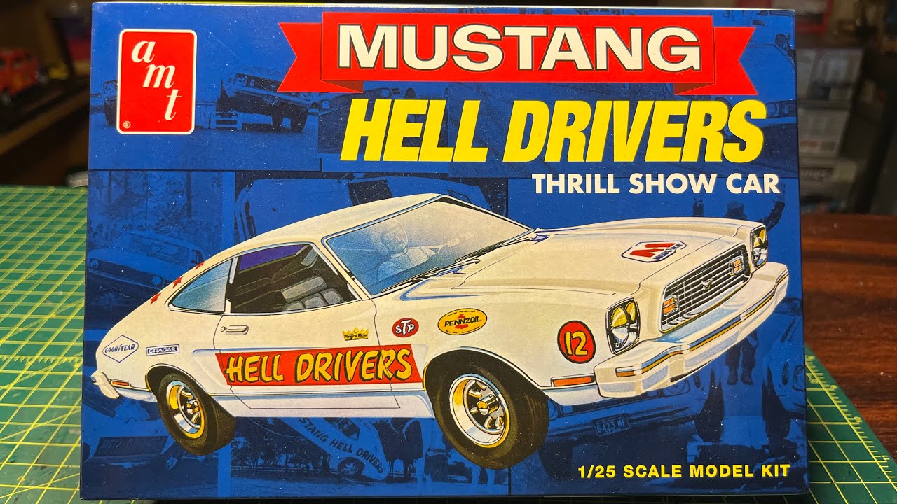 Full build and review of the new Hell Drivers Mustang II by AMT - YouTube