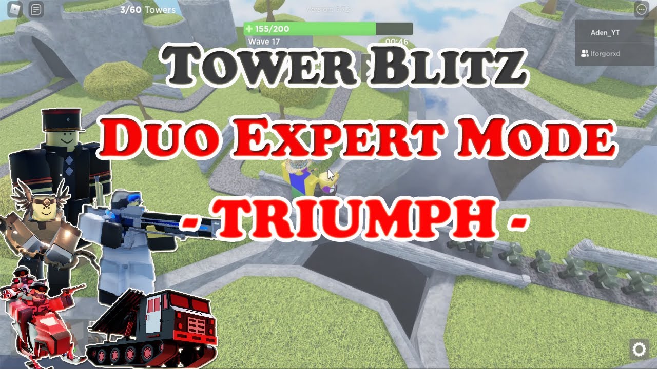 Tower Blitz || Roblox - Duo Expert Mode {Gameplay} - YouTube