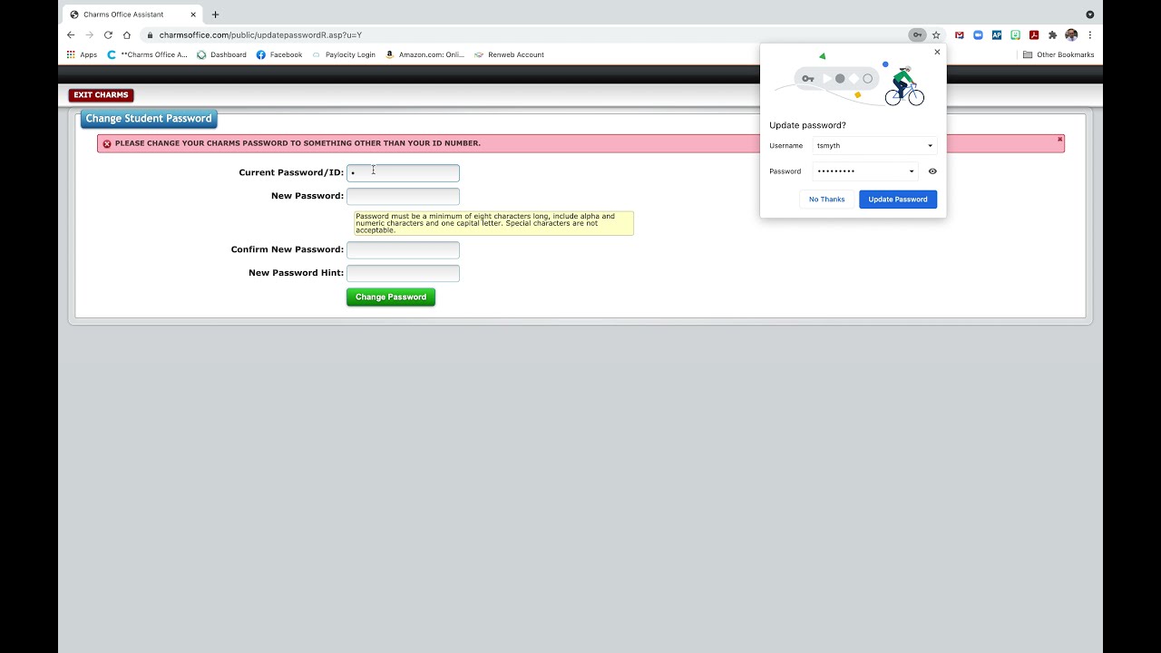 Charms login and tour - YouTube