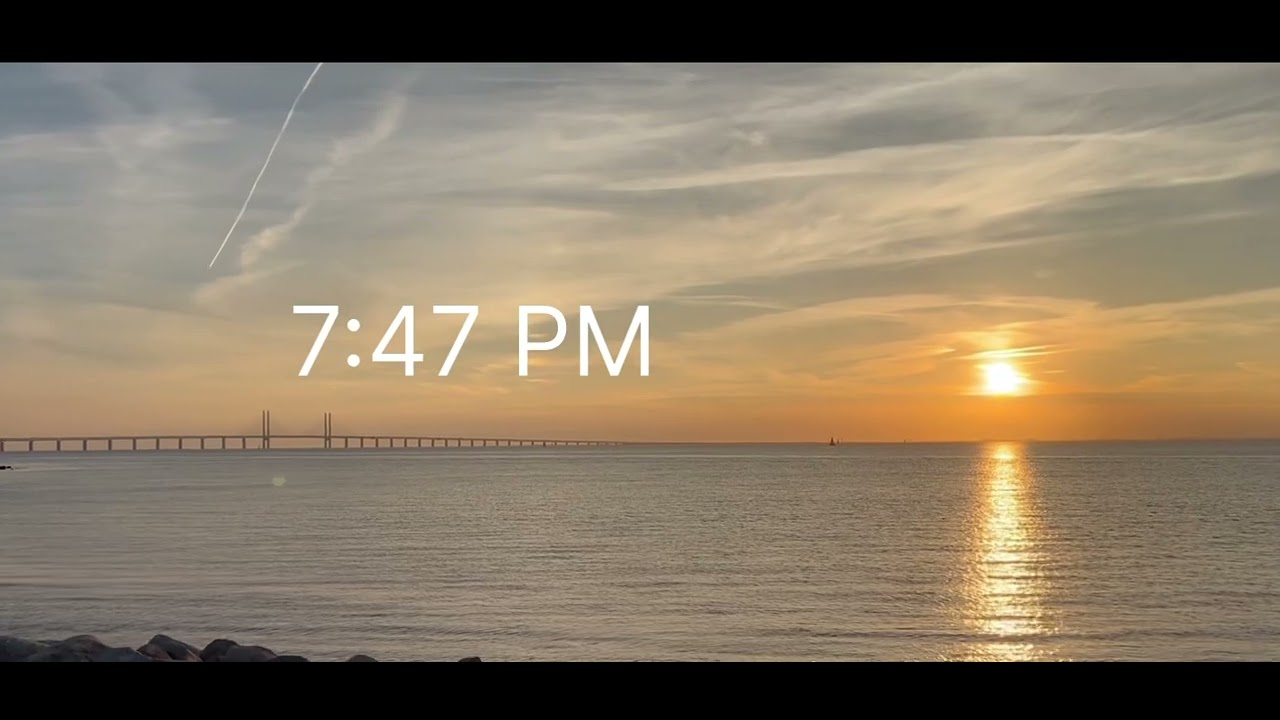 Sunset Timeline - Beautiful Scene - YouTube