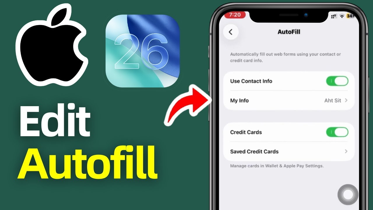 How To Edit Autofill On iPhone! - YouTube
