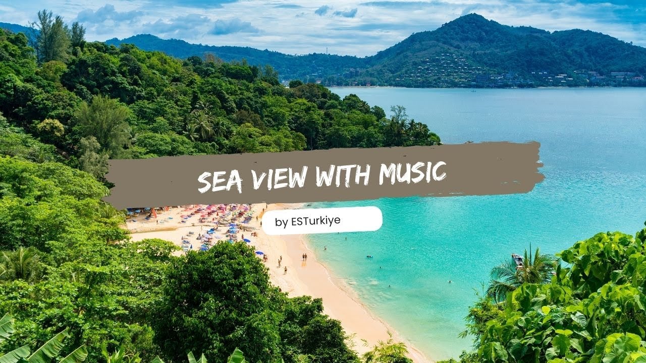 Nature Sea view somewhere in this world!! with Soft background music ...