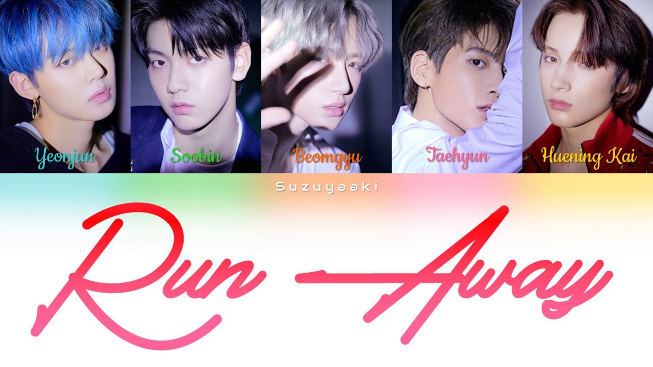 TXT (투모로우바이투게더) – 'Run Away' (9와 4분의 3 승강장에서 너를 기다려) Lyrics [Color ...