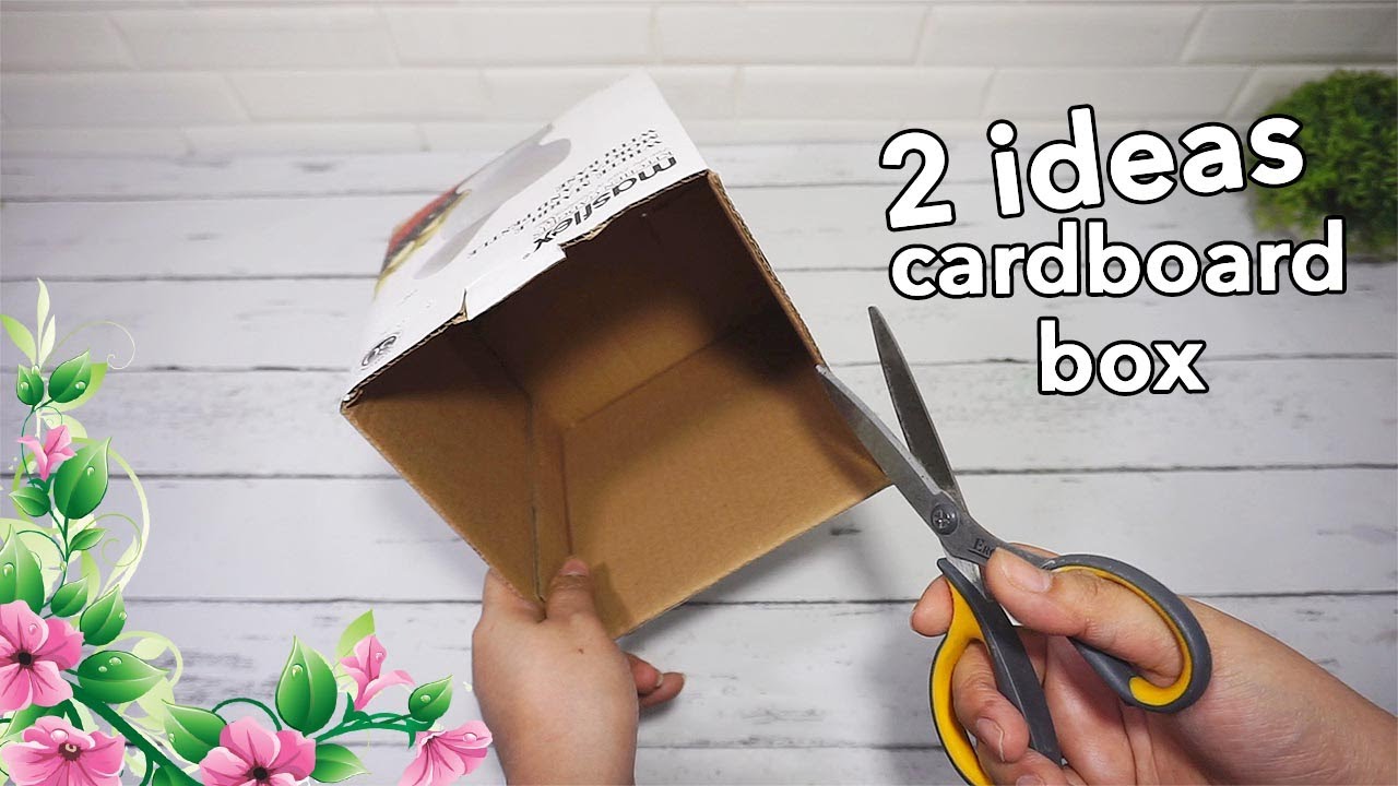 2 Super Easy Handmade Cardboard Box Ideas - YouTube