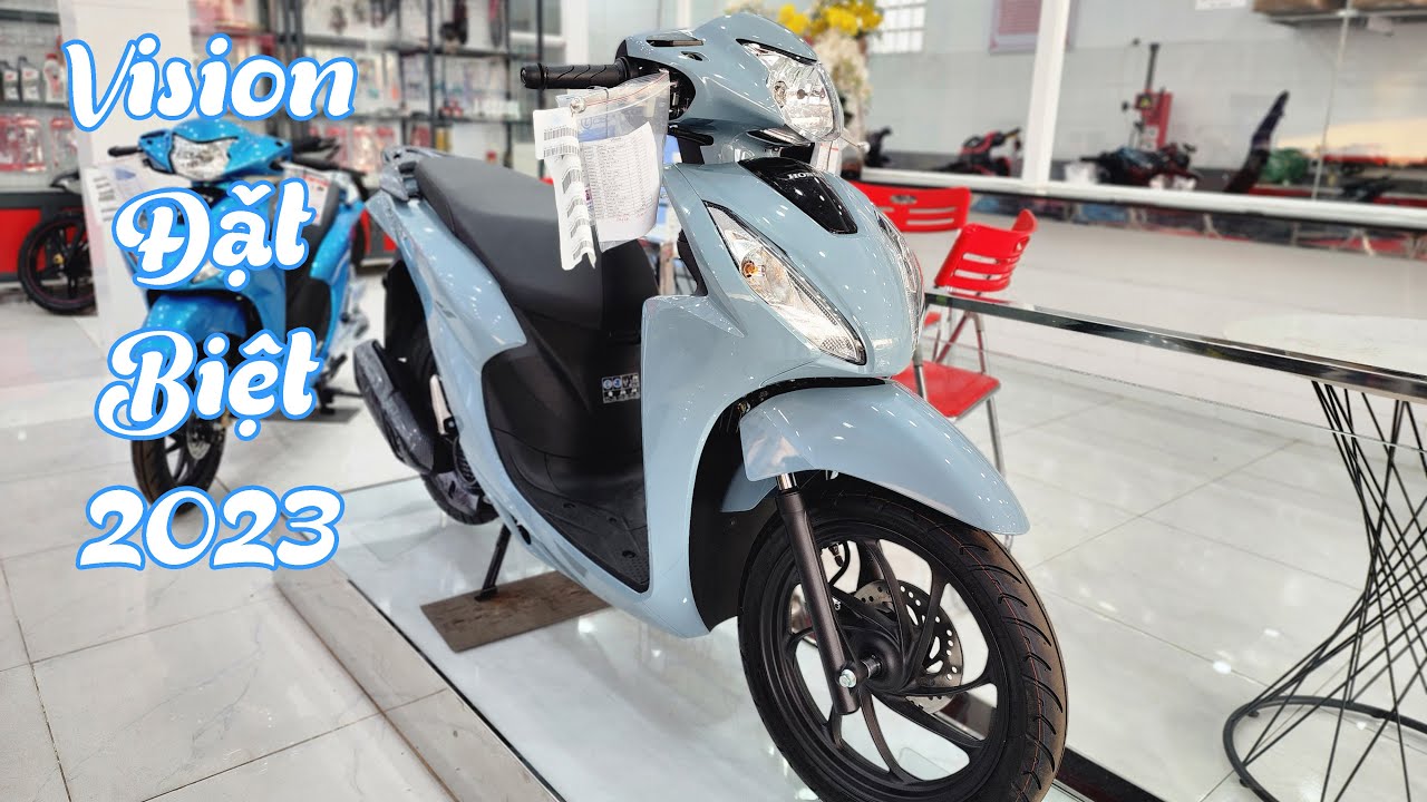 Honda Vision 2023 Lên Gía Cao | Review Vision 2023 Đặt Biệt XÁM XI MĂNG ...