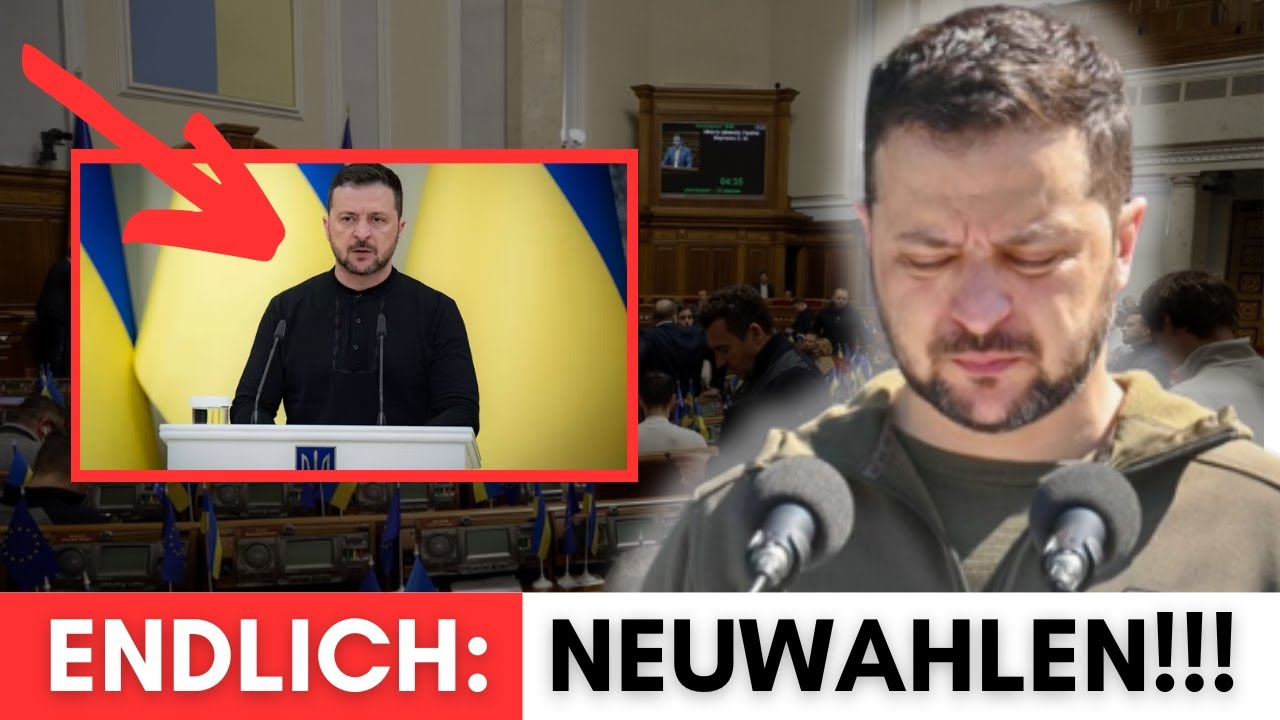 Selensky kündigt Rücktritt und Neuwahlen an: Erste Details zu Datum ...