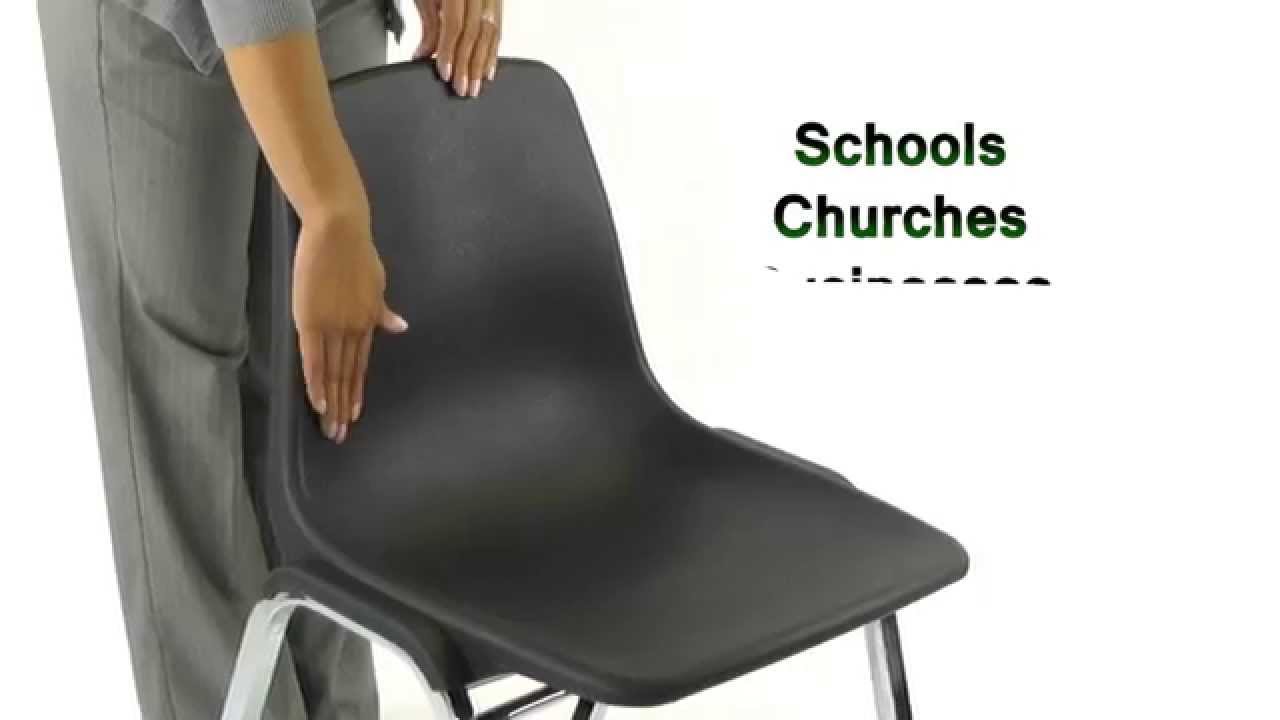 8100 Series Polyshell Stack Chair - YouTube