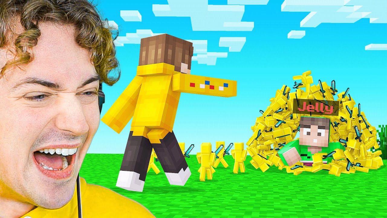 I Made A TINY CRAINER ARMY ATTACK JELLY In Minecraft! - YouTube