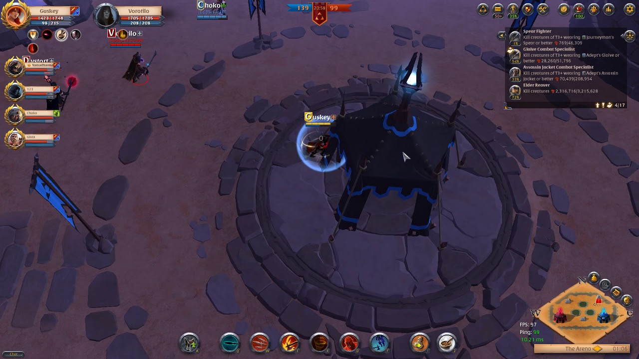 Albion Online - Arena tips - Get Prepared for the Arena Events! - YouTube