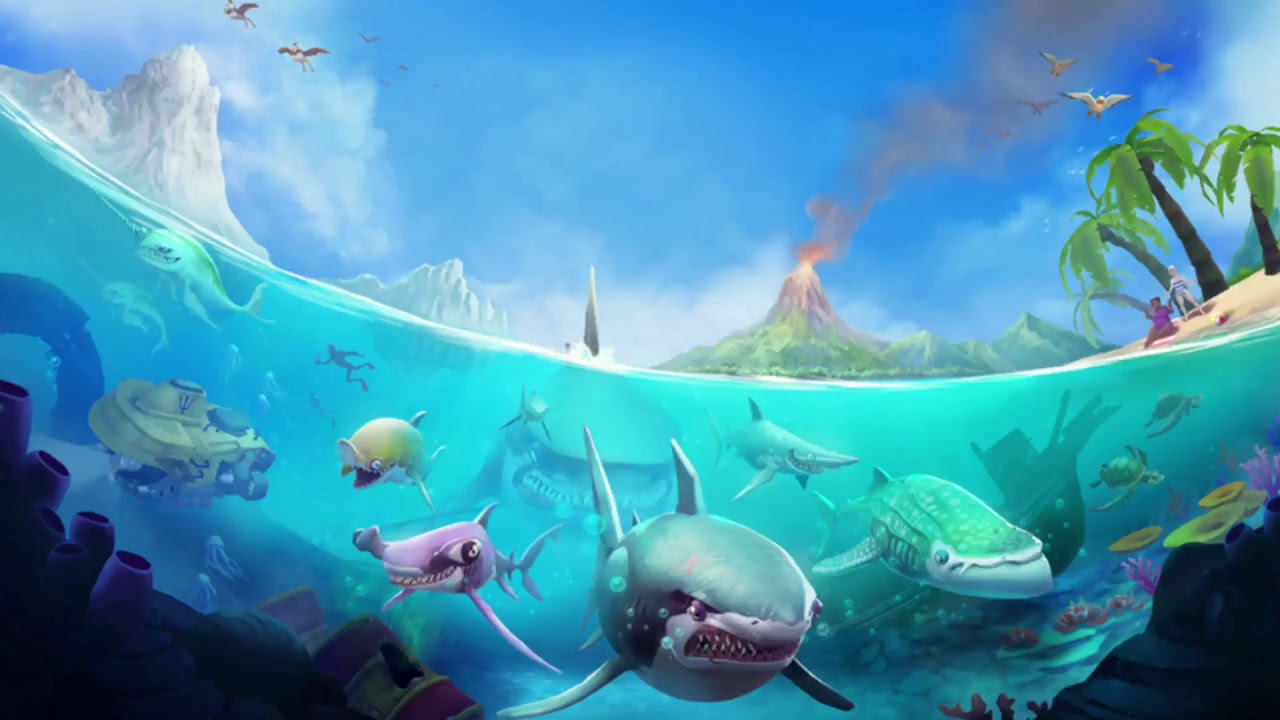 Hungry Shark World Mega Gold Rush Theme - YouTube
