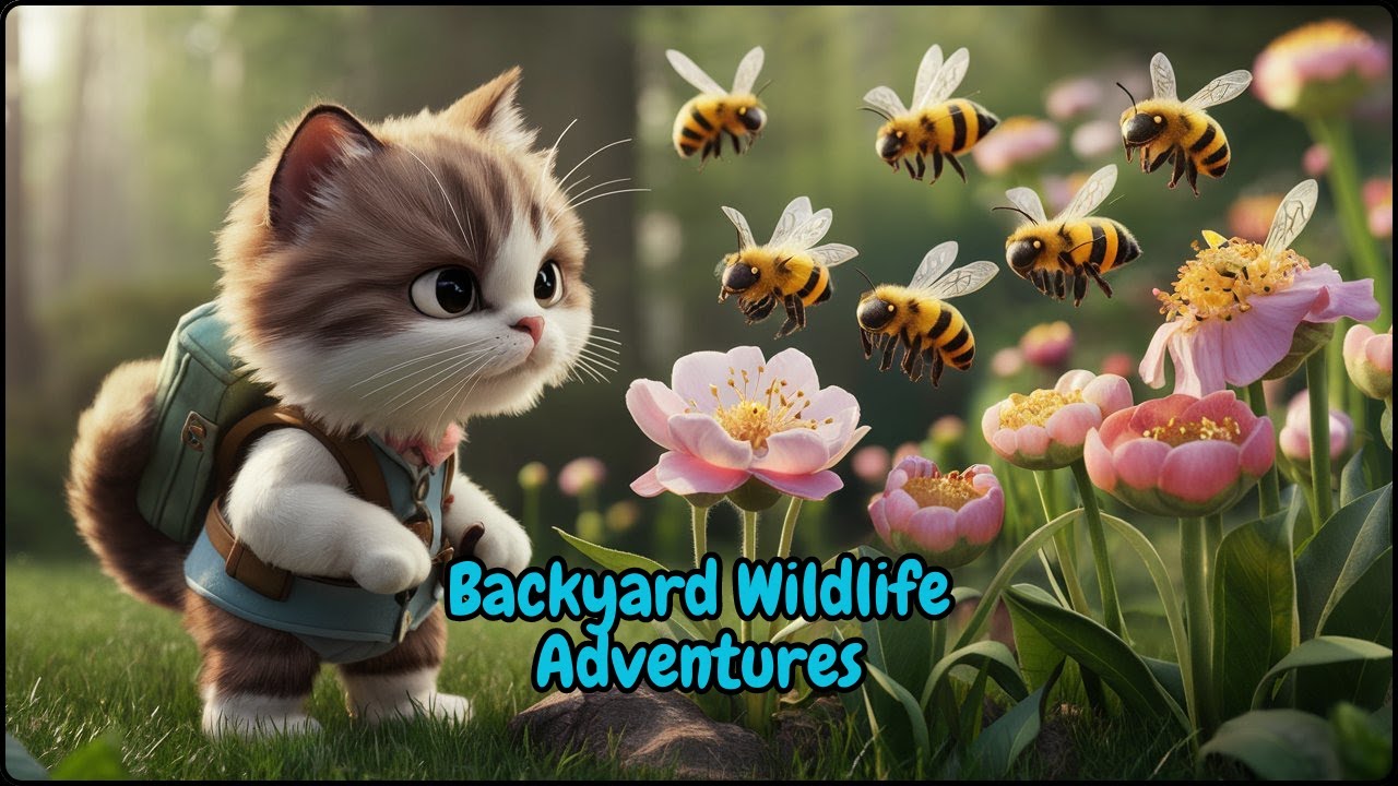 Wildlife Exploration: A Curious Cat's Backyard Adventure @CatToonTales ...