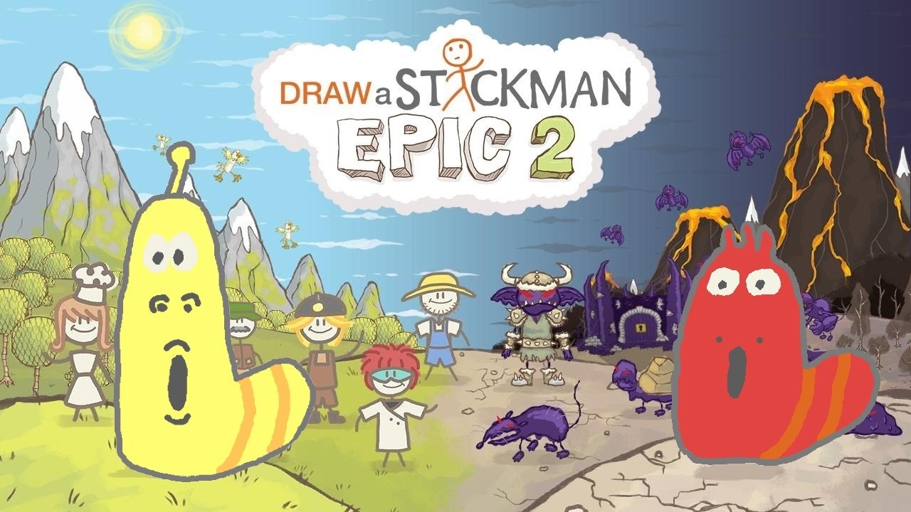 LARVA HALLOWEEN 2017 Draw a Stickman Epic 2 Gameplay - True Friend ...