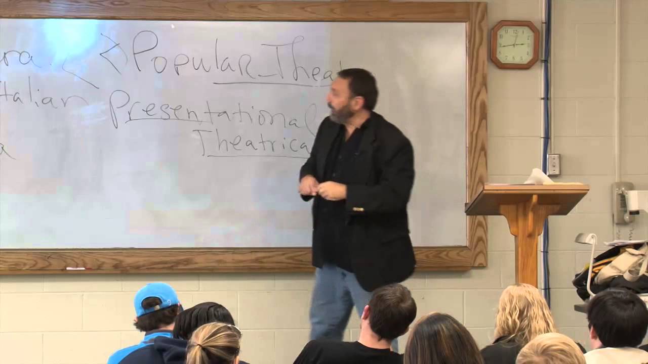 THEA 1030 Class 11 Intro to Theatre with Bobby Funk - YouTube