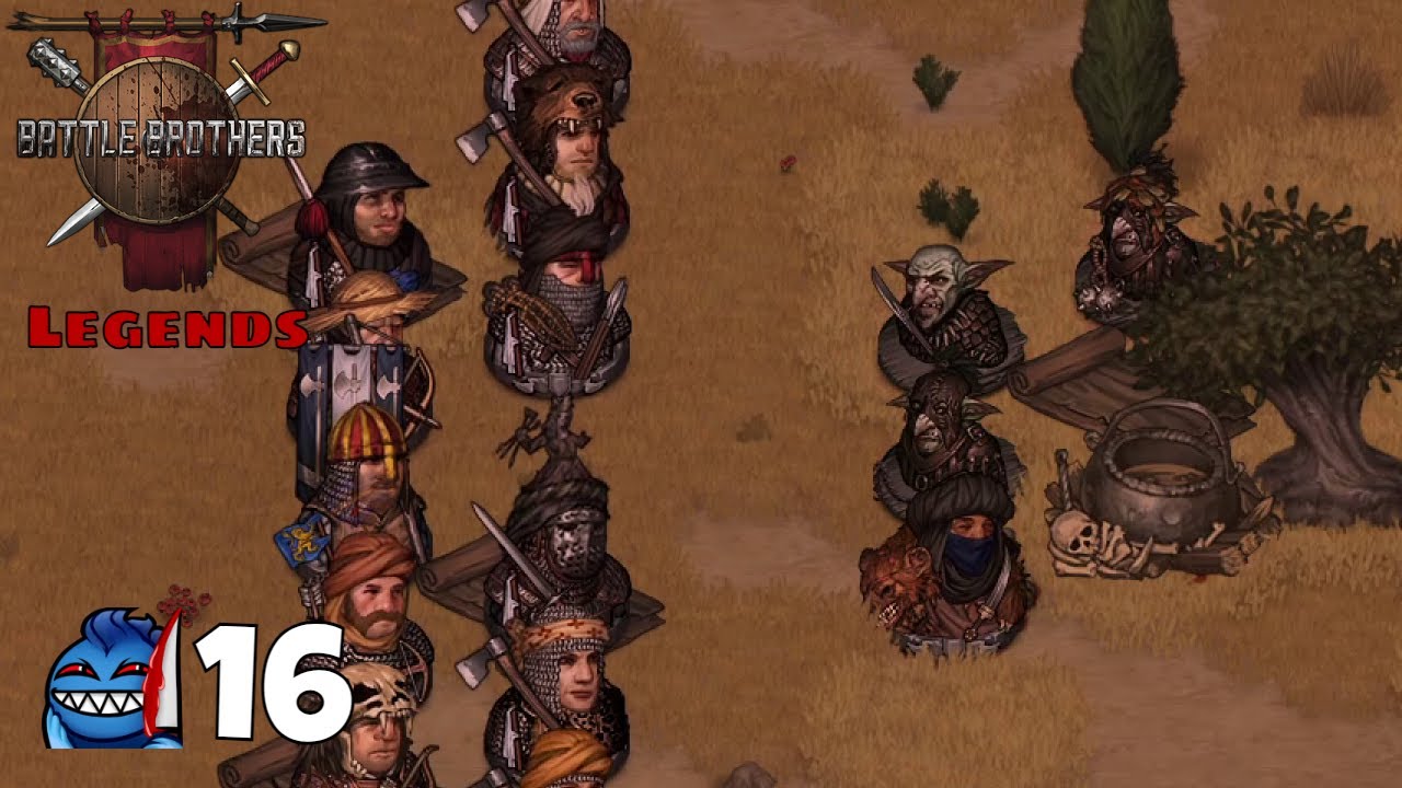 Battle Brothers Legends Mod - The Shieldless - Ep 16 A Goblin Shack ...