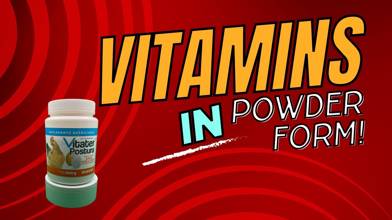 Vitamins in powder form- Medication for your Animals! - YouTube