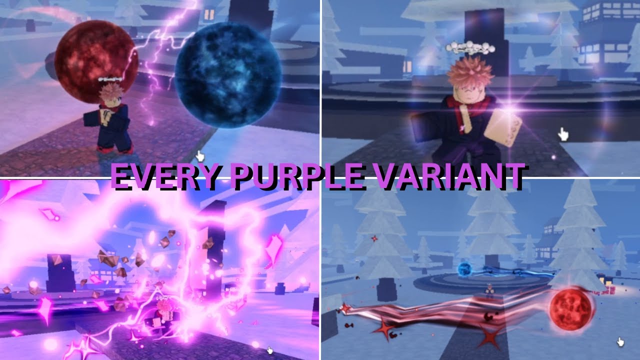 Every Hollow Purple Variant Showcase | Limitless Purple - YouTube