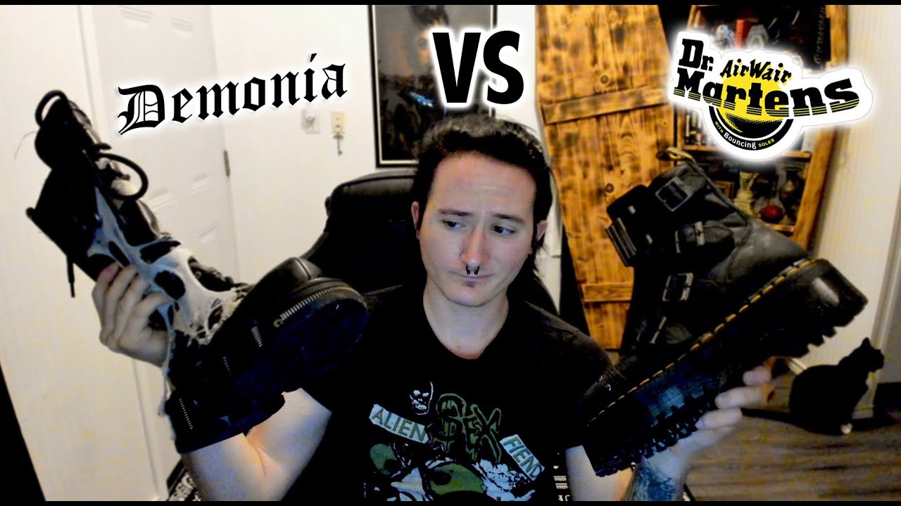 Goth Talk | Why Doc Martens Are Better Than Demonias - YouTube