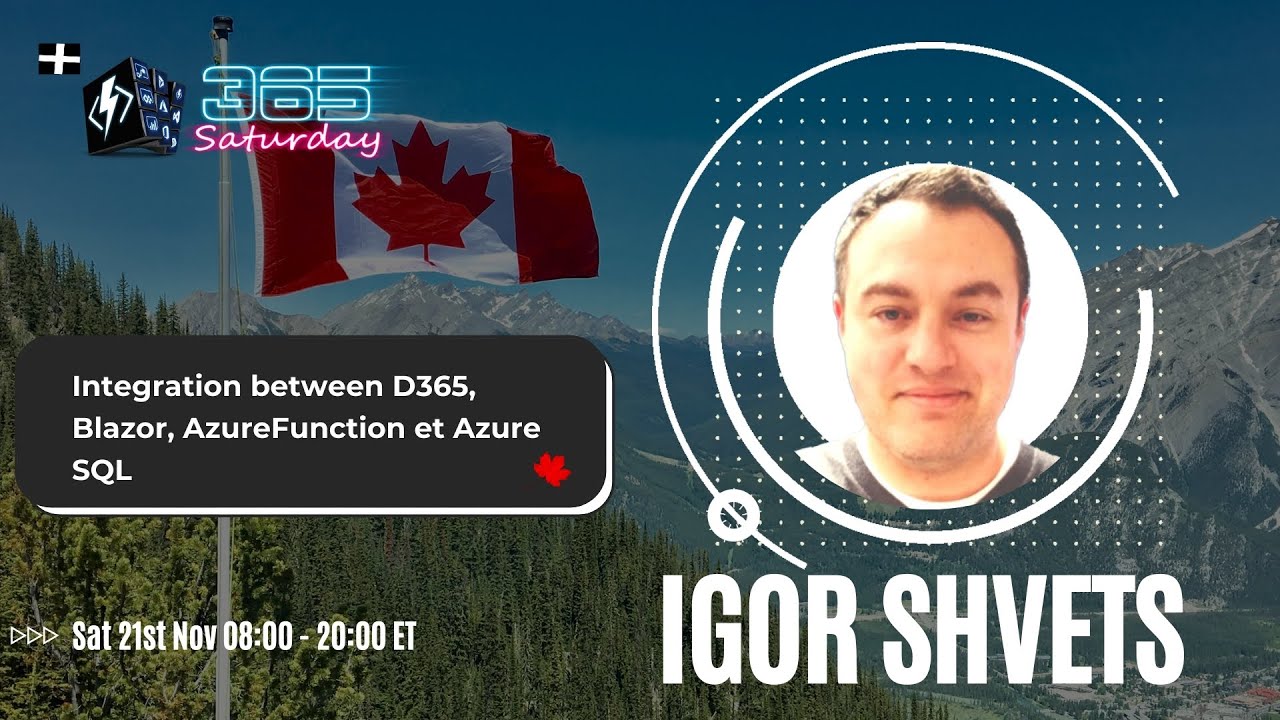 Integration between D365, Blazor, AzureFunction et Azure SQL - Igor ...