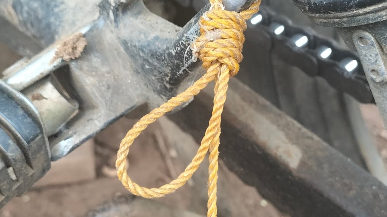 How to Tie Knot Diy at Home, Rope motorcycles - YouTube