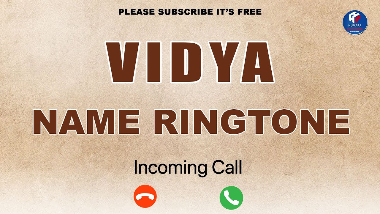 Vidya Name Ringtone | विद्या नाम की रिंगटोन | Vidya Ringtone | Vidya ...