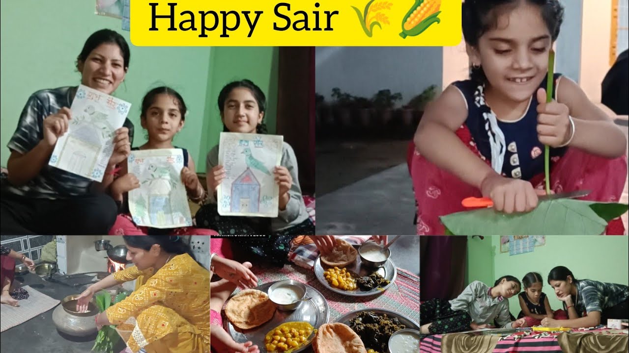 happy sair 🌽🌾 to all youtube family 😘|| thakur swati vlogs || Himachali ...