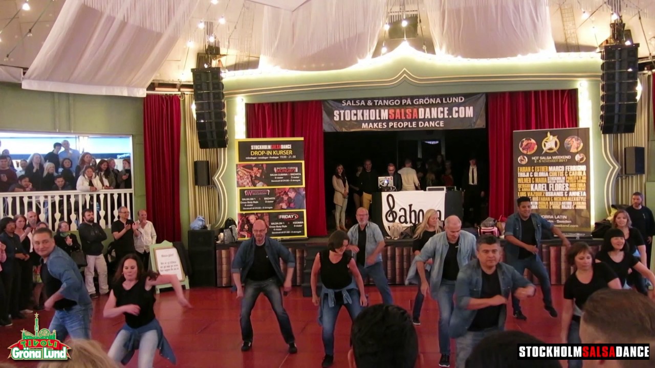 Stockholm Salsa Dance Senior Rueda Student Team at Gröna Lund 2017 ...
