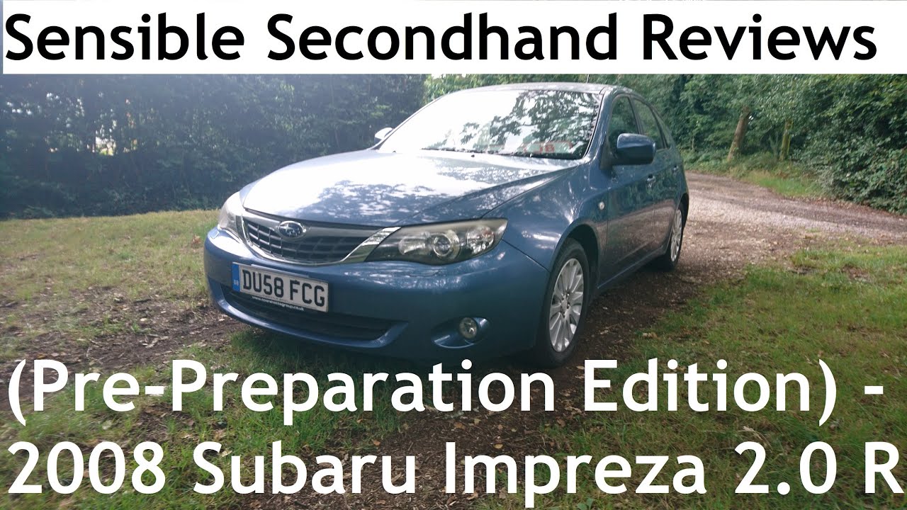 Sensible Secondhand Reviews (Pre-Preparation Edition): 2008 Subaru ...
