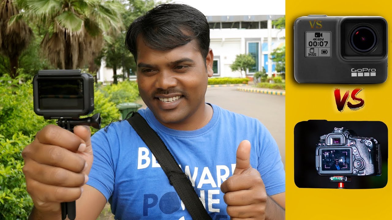 GoPro Hero7 vs DSLR Canon 80D 4k Video | My New Camera - YouTube