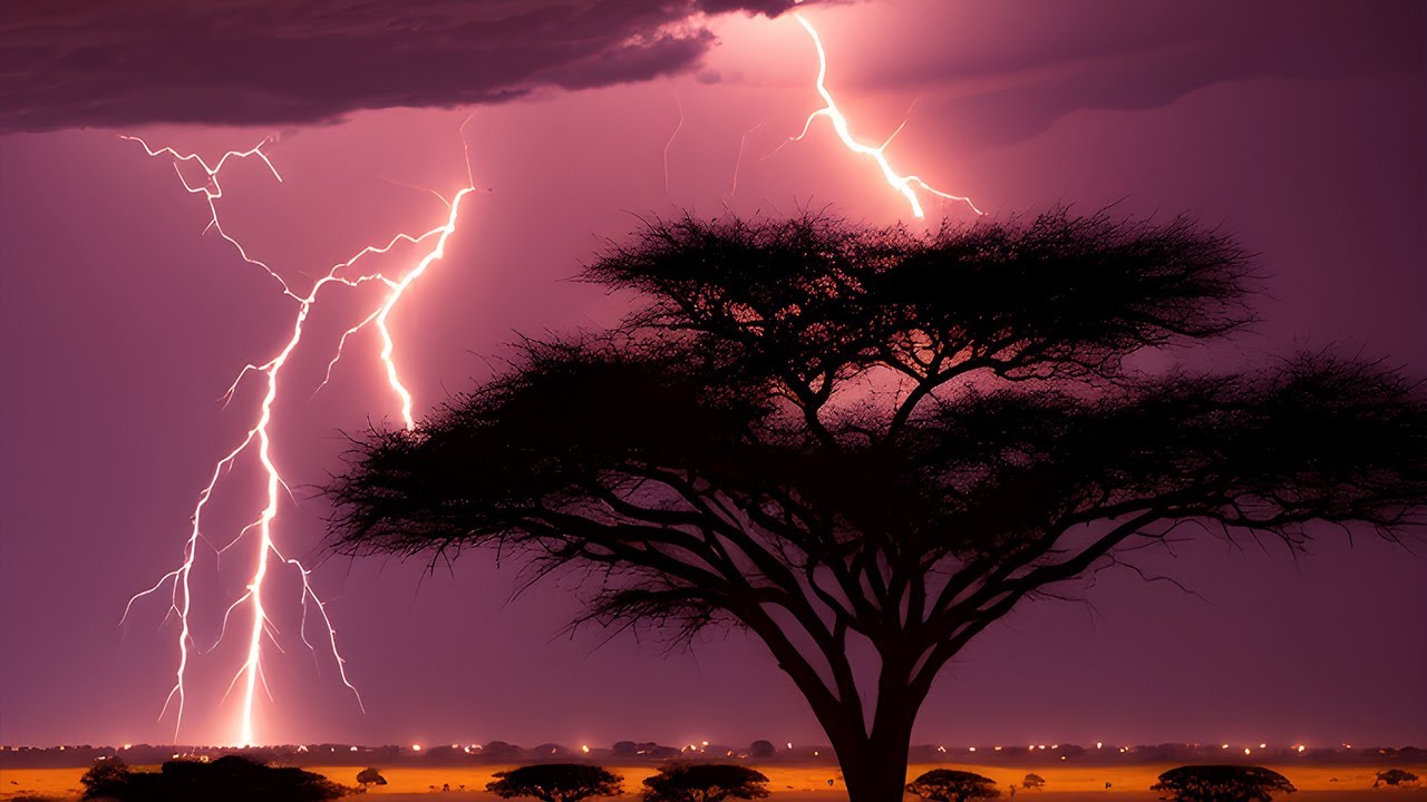 Fall Asleep Fast, Sleep Instantly with Heavy Thunderstorm, Torrential ...