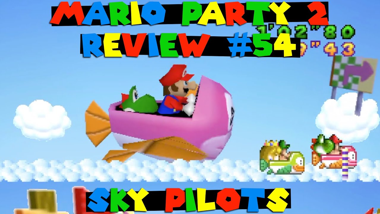 Mario Party 2 Minigame Review #54-Sky Pilots - YouTube